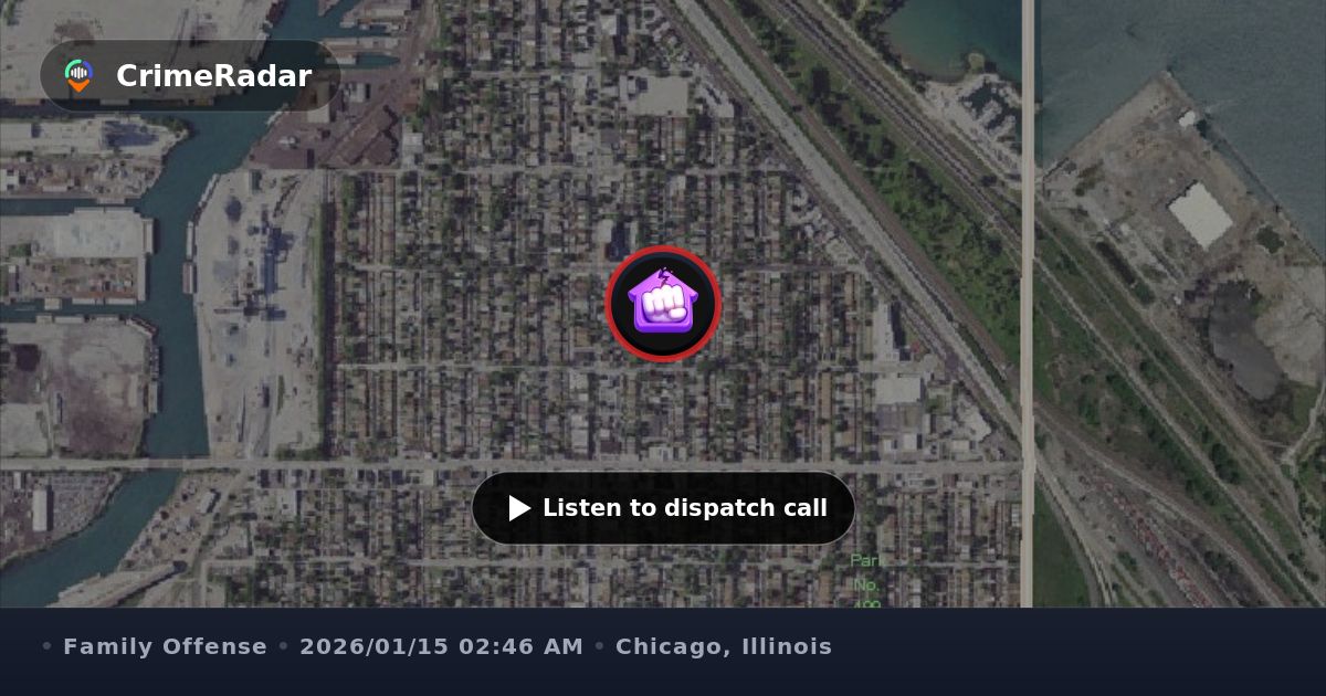 Possible domestic disturbance near Ewing Ave, Chicago IL | CrimeRadar
