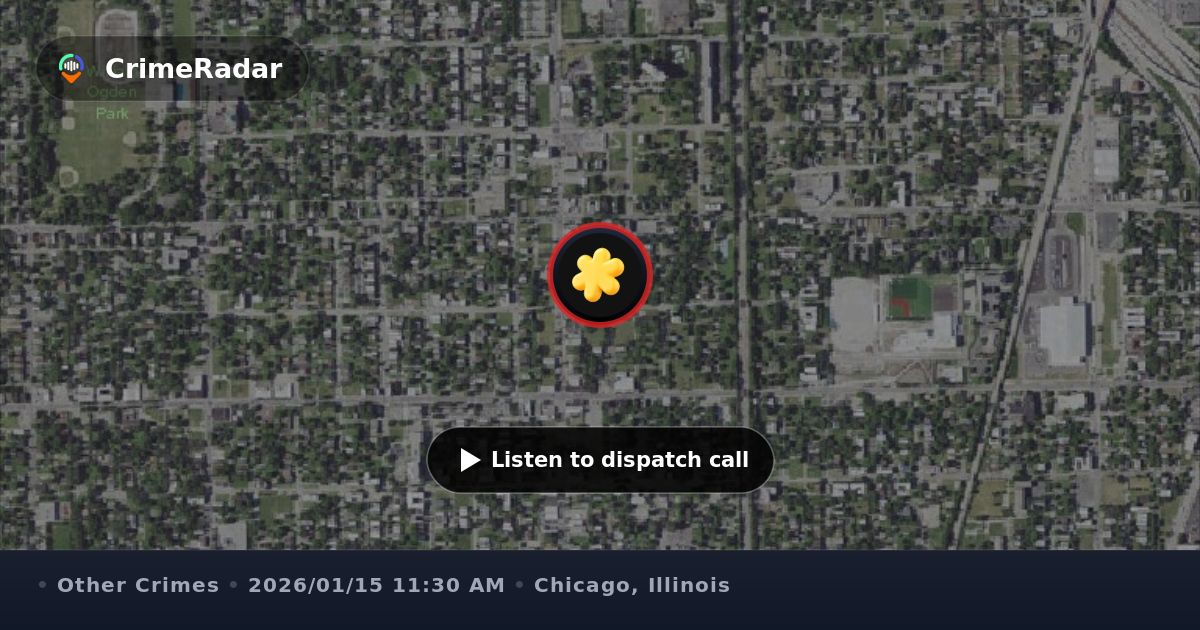 Expired license and warrant found near Peoria St, Chicago IL | CrimeRadar