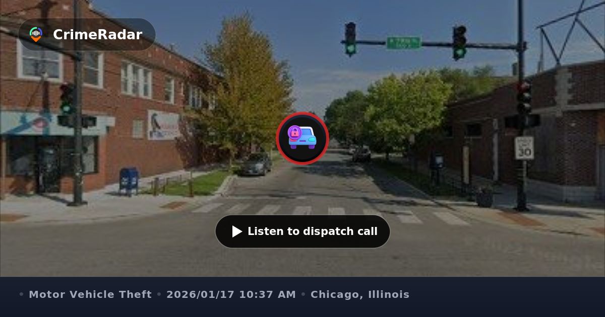 Officers track possible stolen vehicle near 79th and Morgan, Chicago IL ...