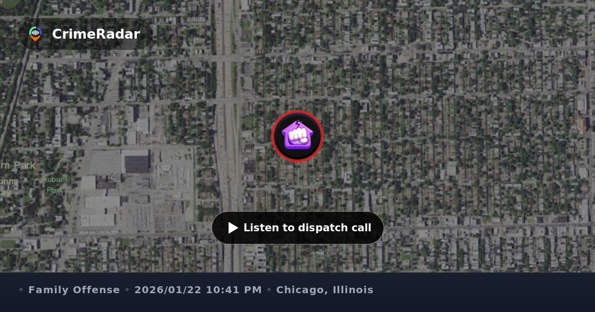 Possible domestic stabbing near 79th Red Line, Chicago IL | CrimeRadar