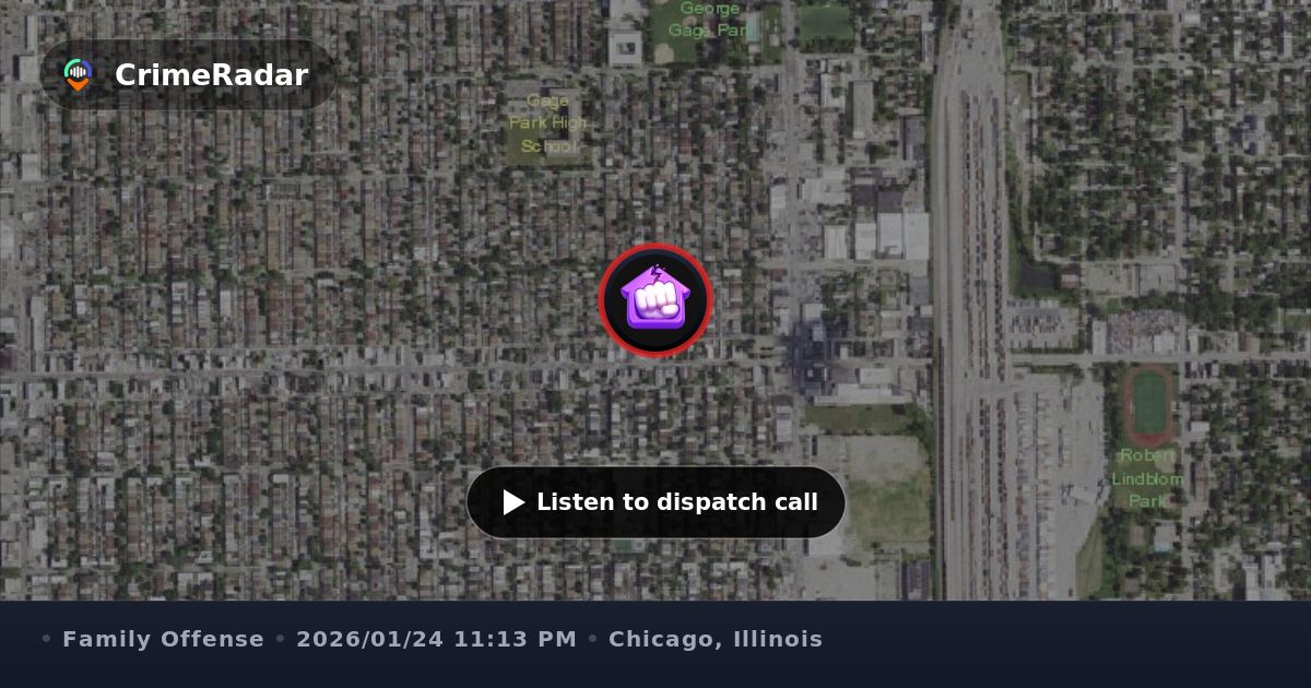 Officers handle possible domestic dispute on W 60th St, Chicago IL ...