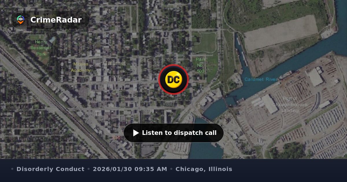 Deputies respond to disturbance near Burley Ave, Chicago IL | CrimeRadar