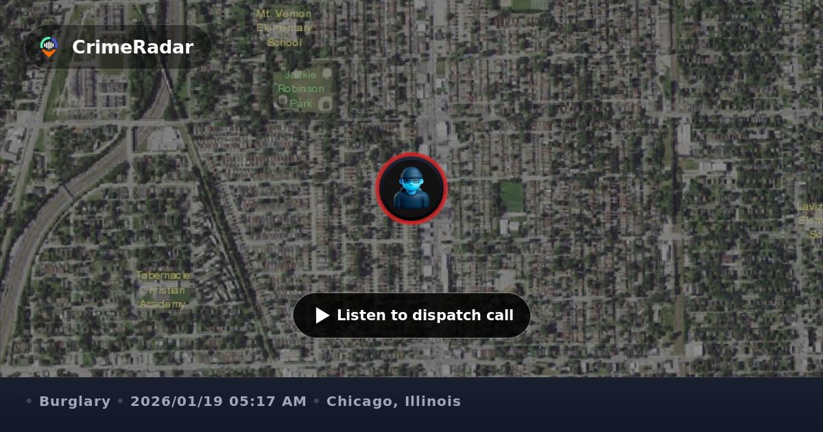 Glass break alarm at commercial site on Halsted St, Chicago IL | CrimeRadar