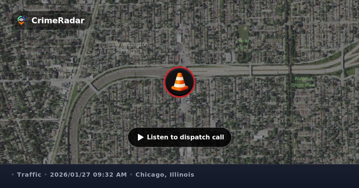 Garbage truck strikes garage near South Sangamon, Chicago IL | CrimeRadar