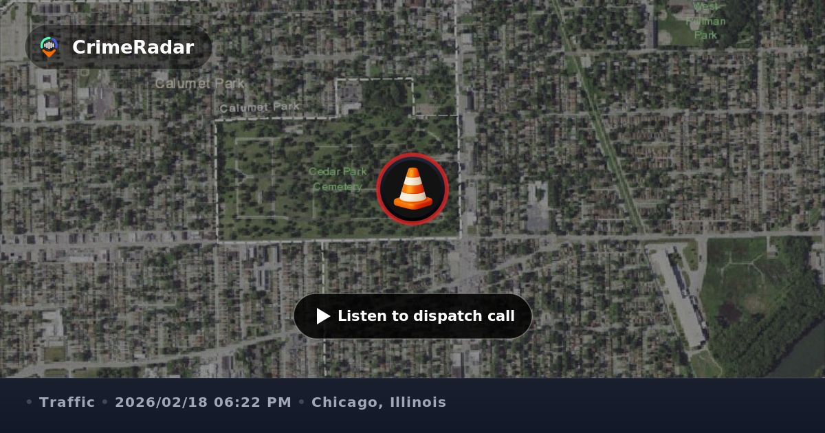 Traffic lights flashing red at 127th and Halsted, Chicago IL | CrimeRadar