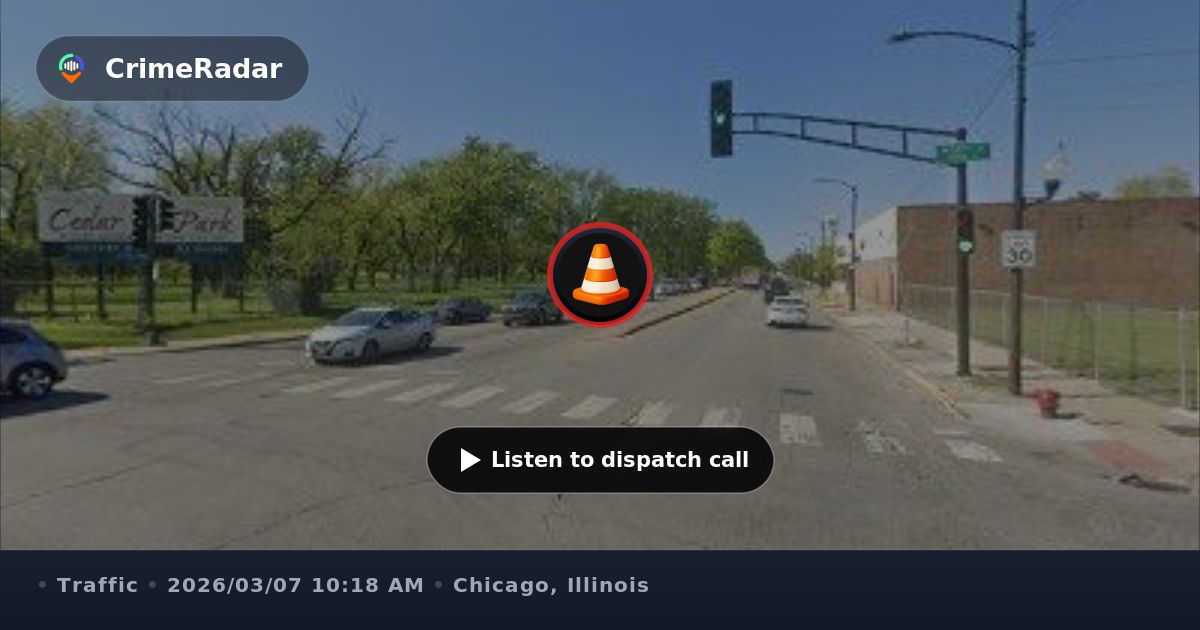 Traffic lights flashing red at 127th and Halsted, Chicago IL | CrimeRadar