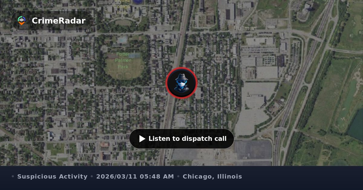 Officer checks suspicious unoccupied vehicle, Chicago IL | CrimeRadar