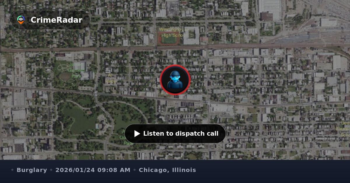Possible break-in reported near W Washington Blvd, Chicago IL | CrimeRadar