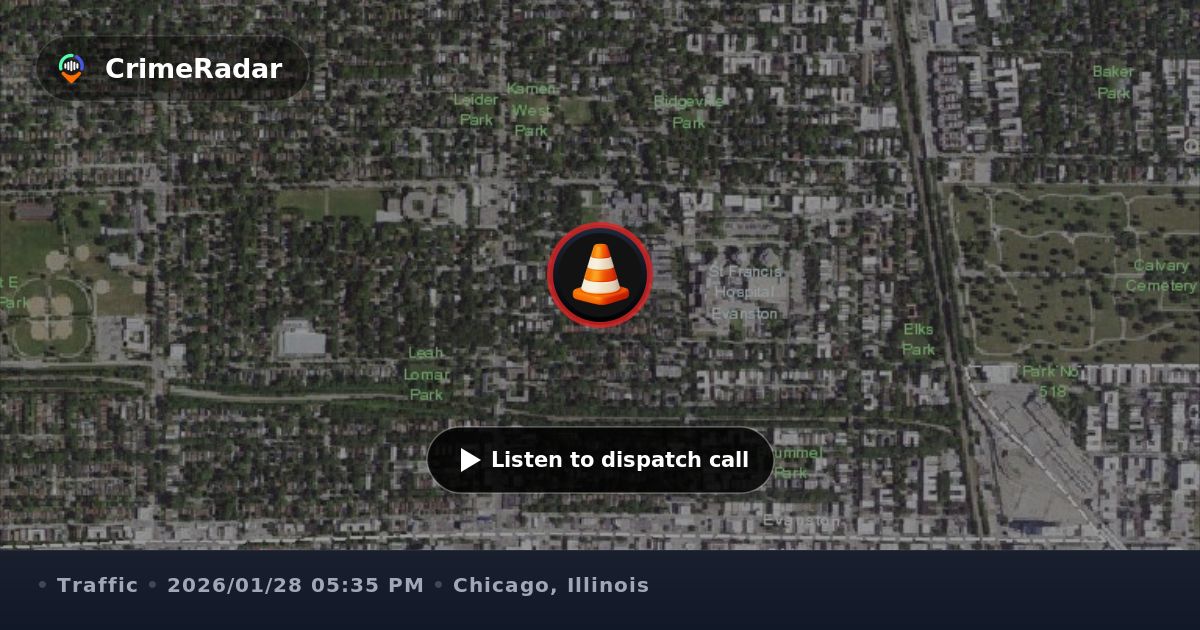 Traffic stop reveals warrant and license issue, Chicago IL | CrimeRadar