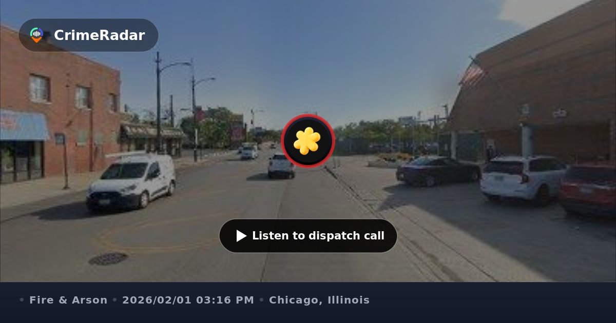 Small fire reported near Kedzie and Van Buren, Chicago IL | CrimeRadar