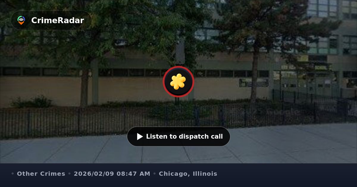 Officers assist with vehicle access at Orr High School, Chicago IL ...