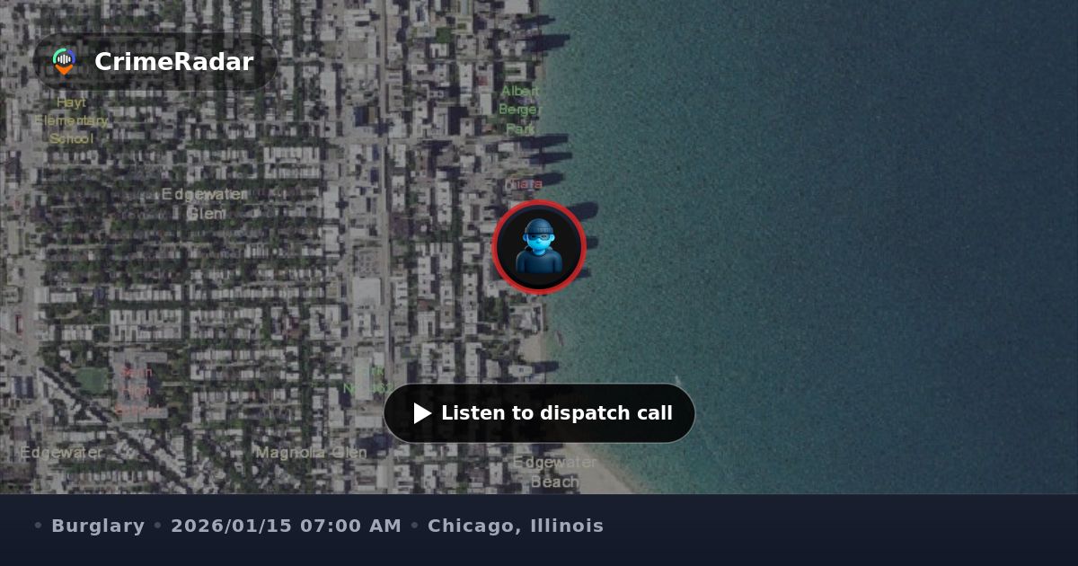 Alarm reported at clinic on North Broadway, Chicago IL | CrimeRadar