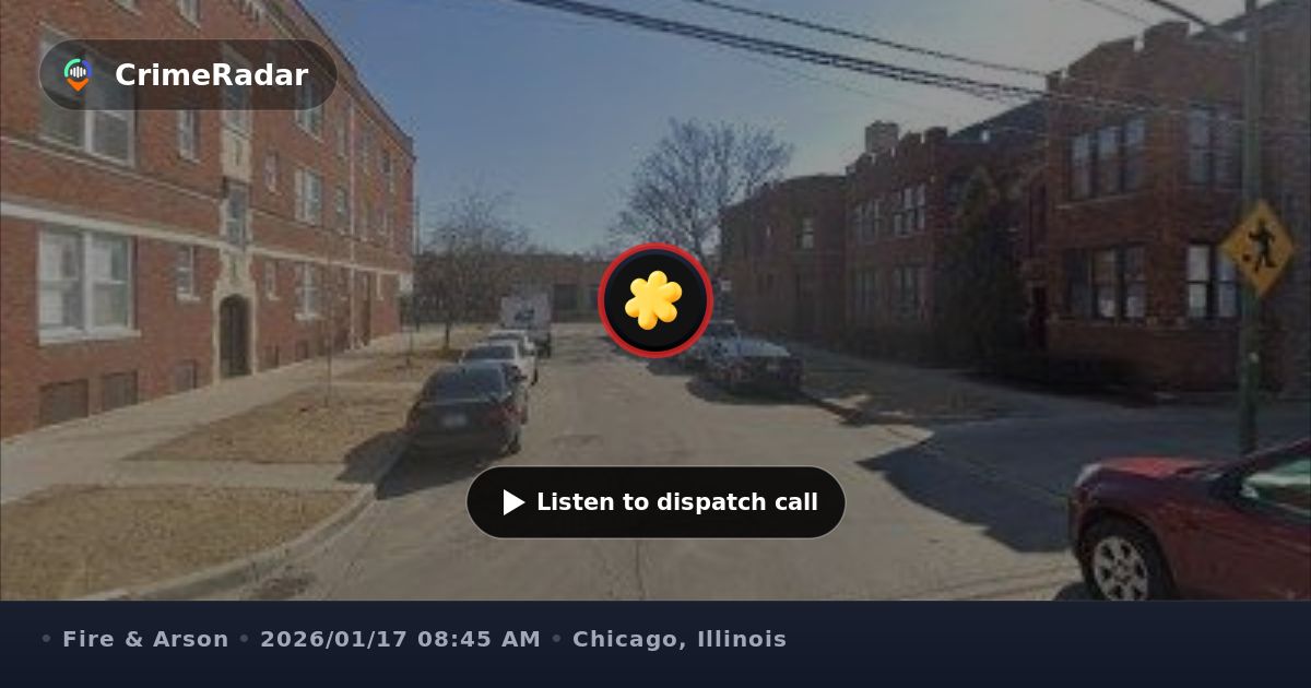 Possible vehicle and dumpster fire near Arthur Ave, Chicago IL | CrimeRadar