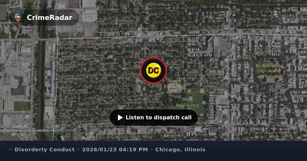 Possible disturbance at currency exchange on North California Ave ...