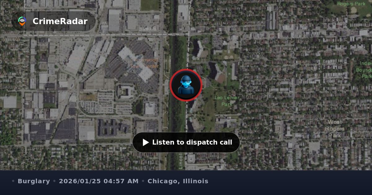 Burglar alarm at West Ridge Elementary School, Chicago IL | CrimeRadar