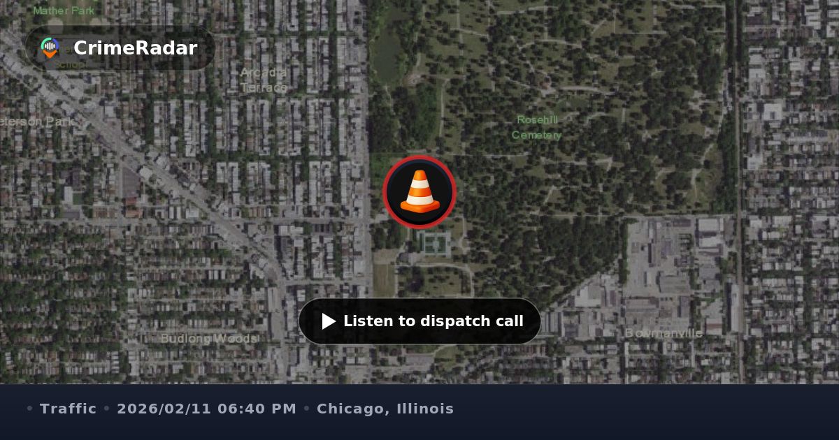 Hit-and-run crash at Western and Berwyn, Chicago IL | CrimeRadar