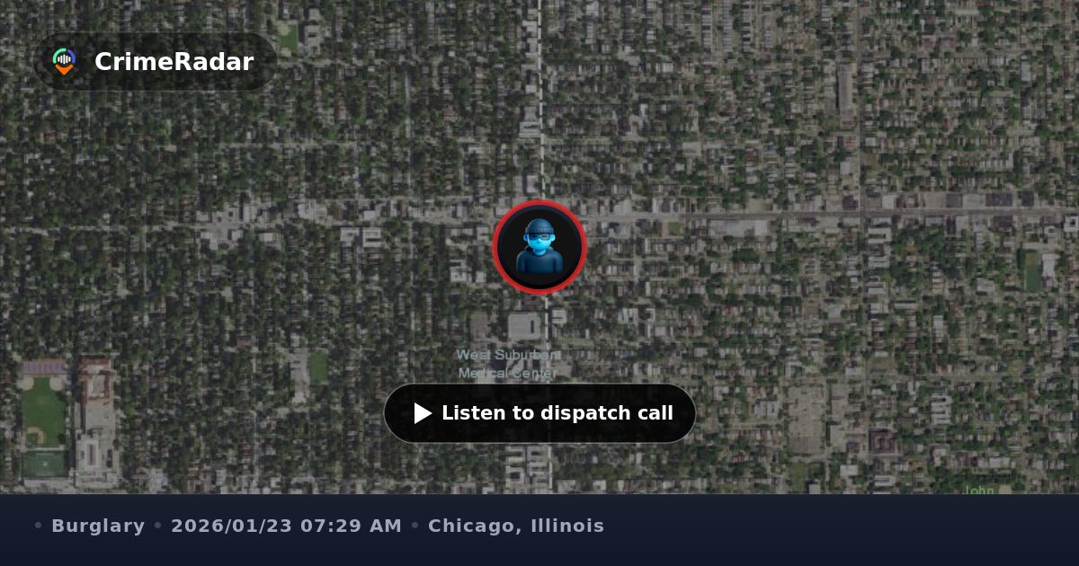 Officers respond to commercial alarm near W Corcoran Pl, Chicago IL ...