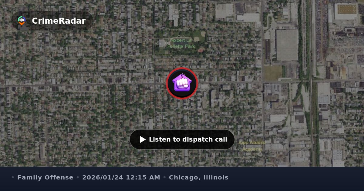 Apparent family dispute on West Chicago Ave, Chicago IL | CrimeRadar