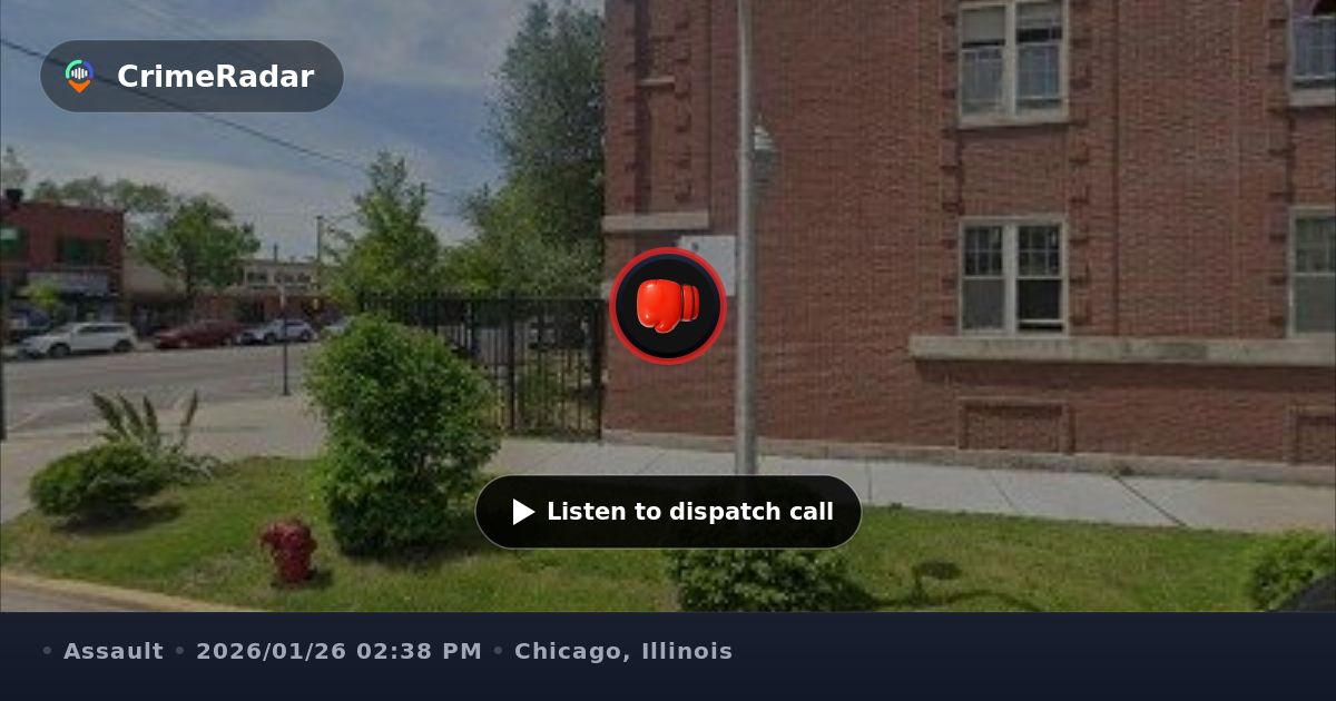 Apparent stabbing near West Madison St, Chicago IL | CrimeRadar