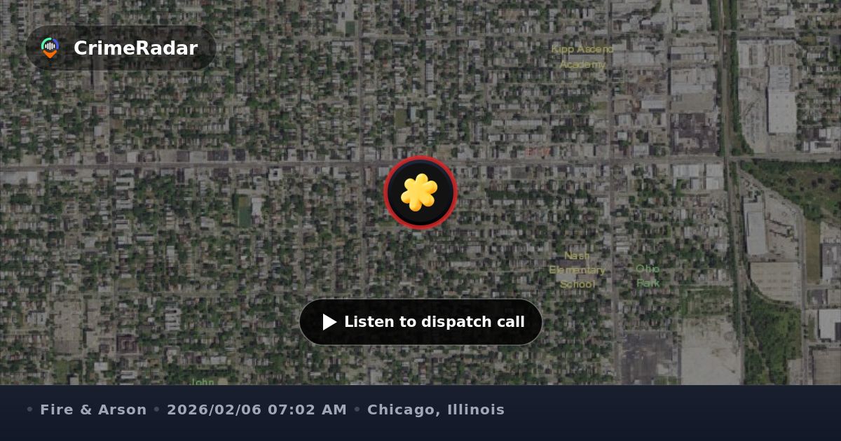 Garbage fire reported near W Hubbard St, Chicago IL | CrimeRadar