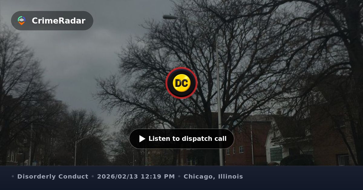 Loud campaign truck causing noise disturbance, Chicago IL | CrimeRadar