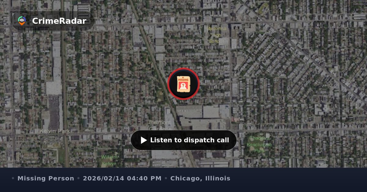 Report of missing 29-year-old man on North Pulaski, Chicago IL | CrimeRadar