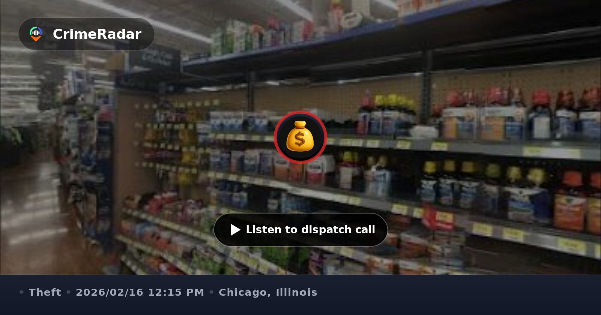 Possible theft in Walmart parking lot, Chicago IL | CrimeRadar