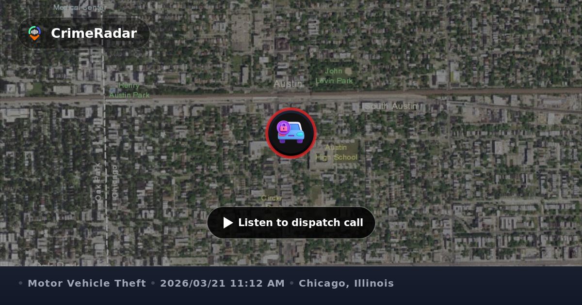 Officers check blue Acura flagged as stolen, Chicago IL | CrimeRadar
