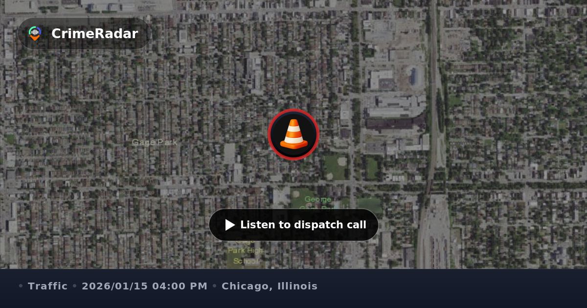 Two-car crash near Garfield and Western, Chicago IL | CrimeRadar