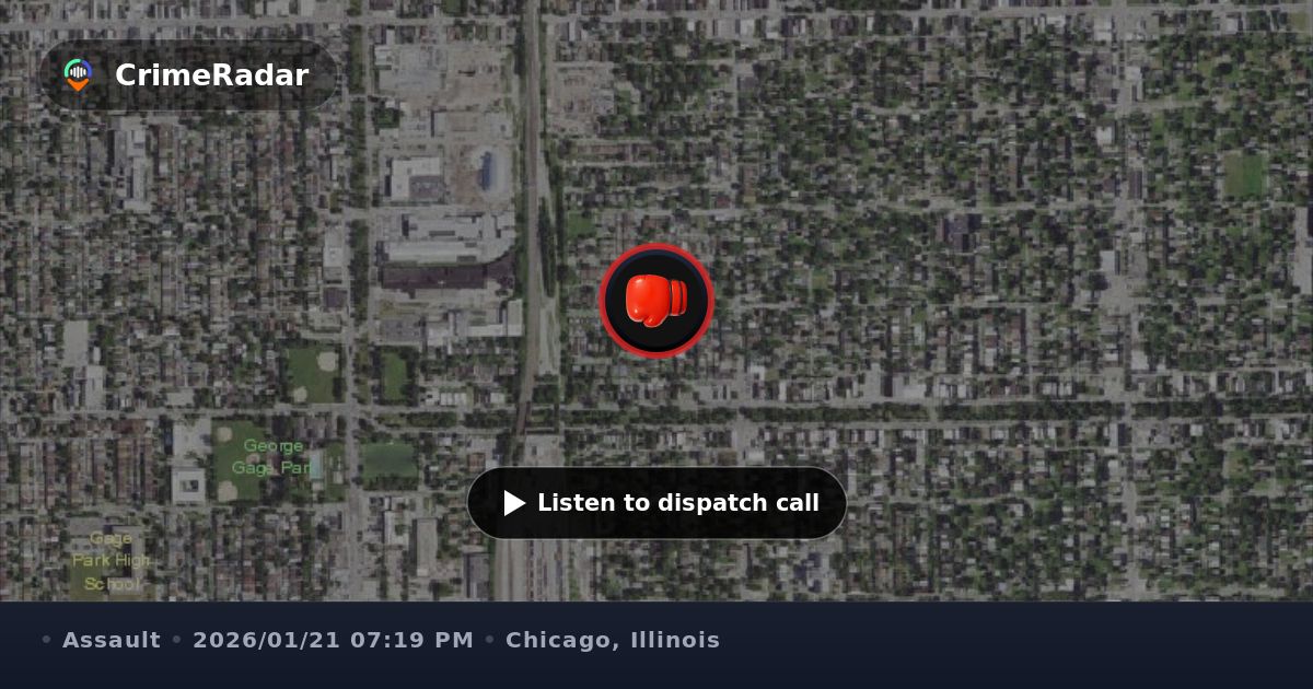 Apparent assault near Garfield Blvd gas station, Chicago IL | CrimeRadar