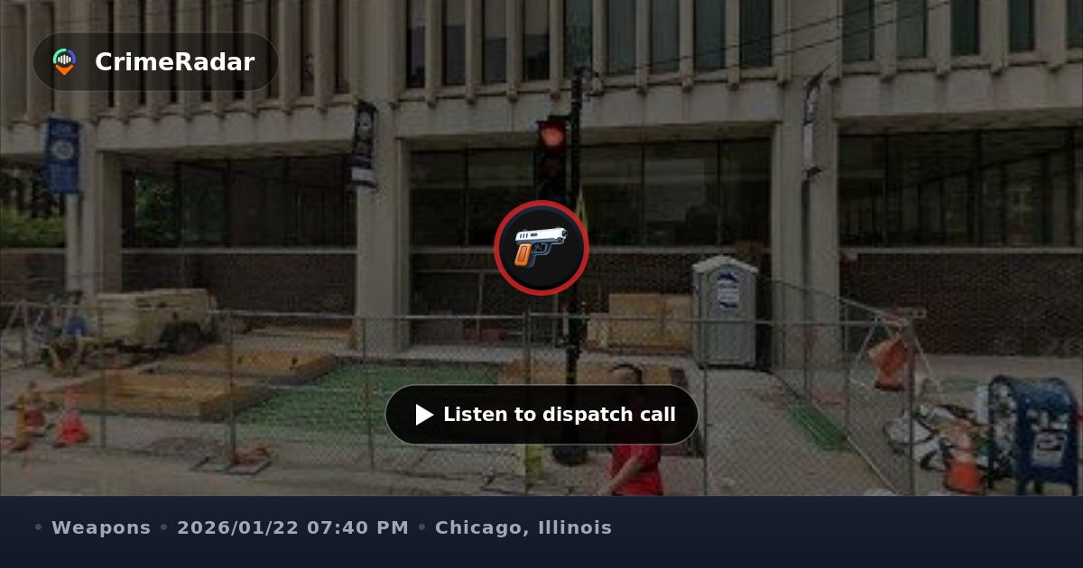 Possible armed person on Red Line near Roosevelt, Chicago IL | CrimeRadar
