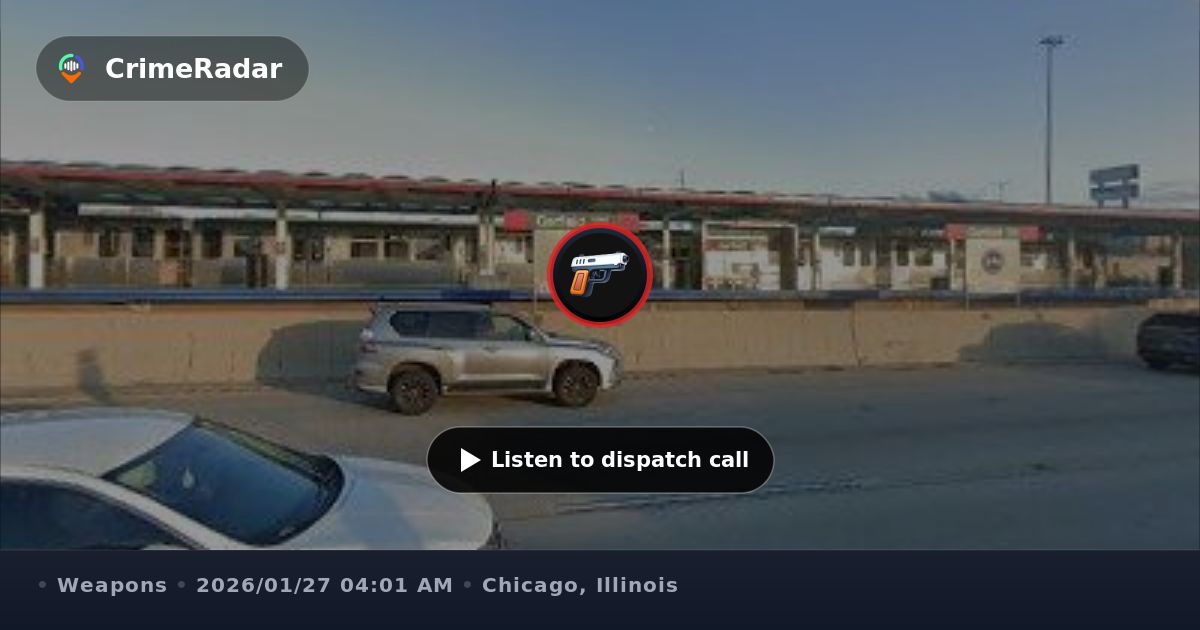 Officers monitor possible armed group on Red Line, Chicago IL | CrimeRadar