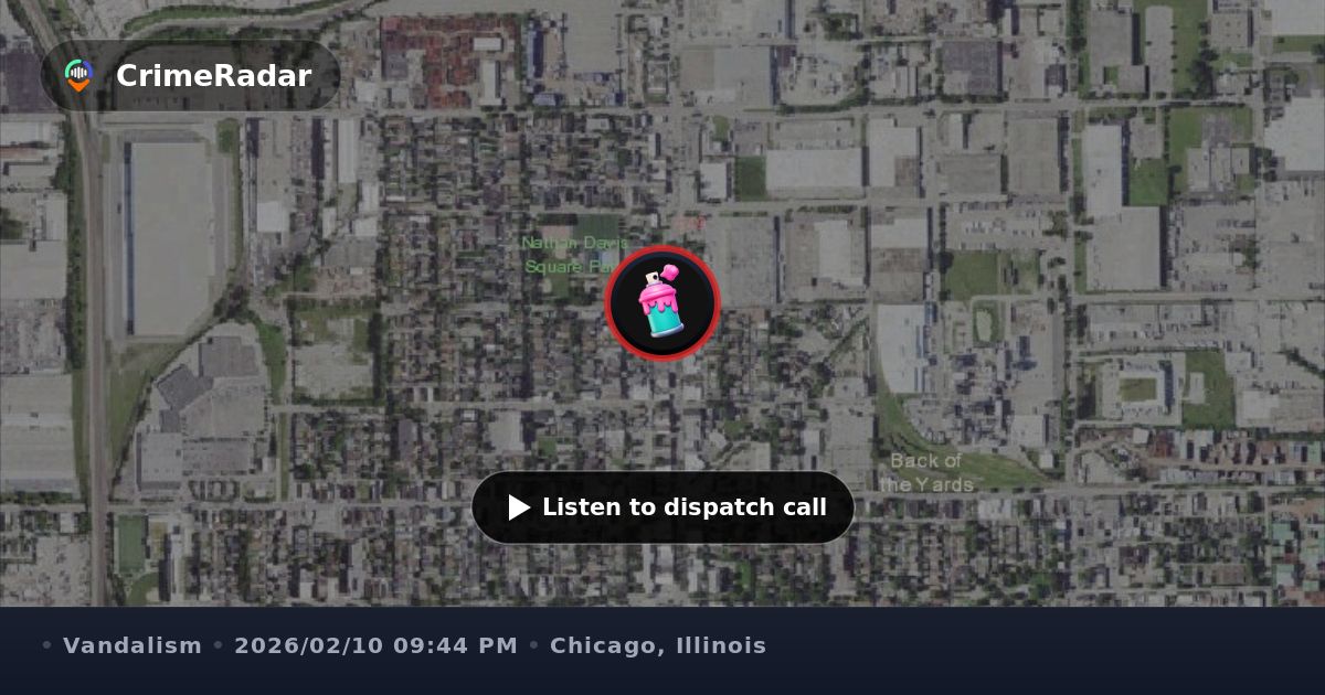 Criminal damage reported near 49th and Bishop, Chicago IL | CrimeRadar