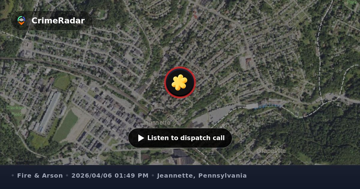 House fire spreads to second home in Jeannette, Jeannette PA | CrimeRadar