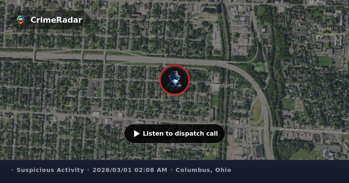 People loitering and approaching porch at home, Columbus OH | CrimeRadar