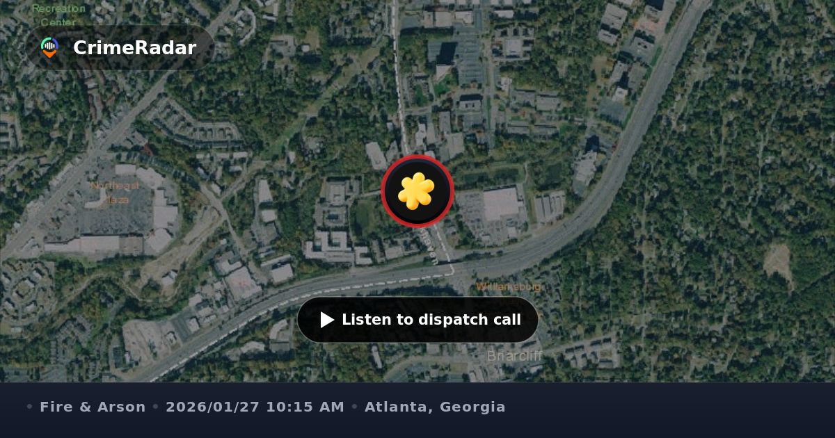 Fire alarm at apartment complex on Clairmont Road, Atlanta GA | CrimeRadar