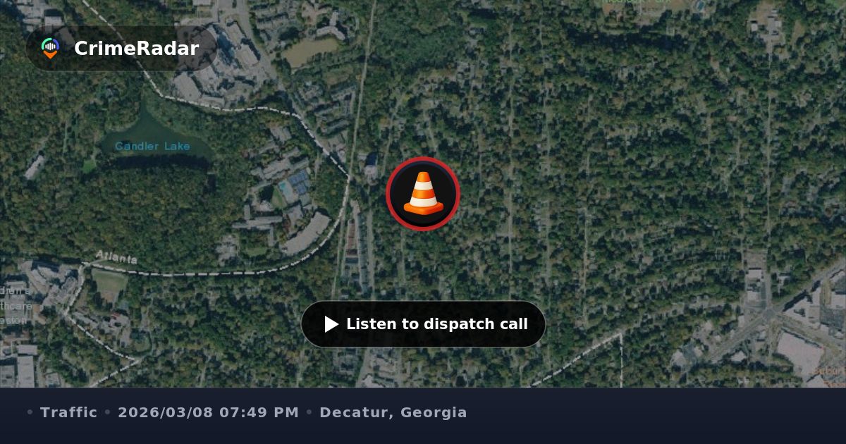 Traffic crash with injuries on Clairmont Road, Decatur GA | CrimeRadar