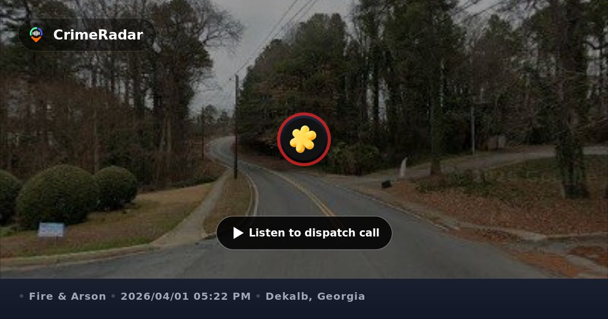 Small grass fire near Beresford Circle apartments, Dekalb County GA ...
