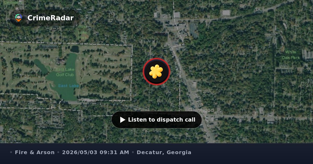 Smoke reported near Candler Road business, Decatur GA | CrimeRadar