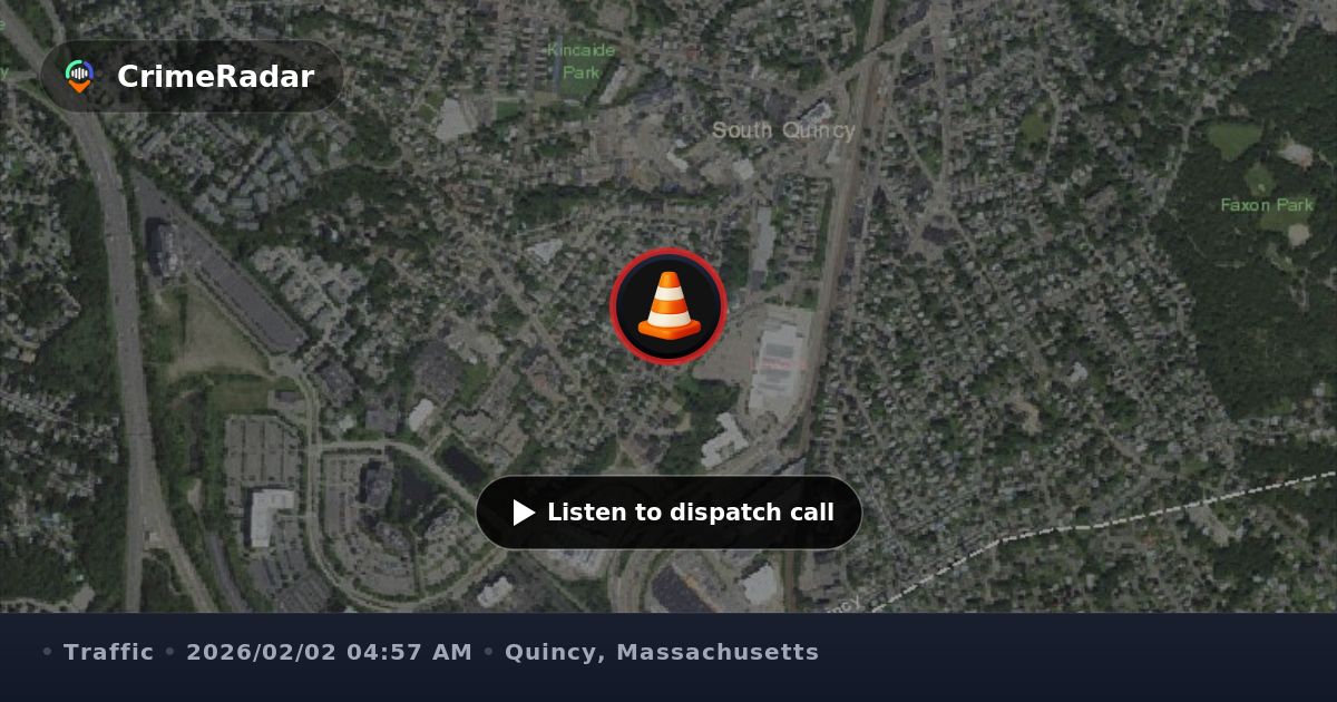 Fire crews respond to vehicle accident on C Street, Quincy MA | CrimeRadar