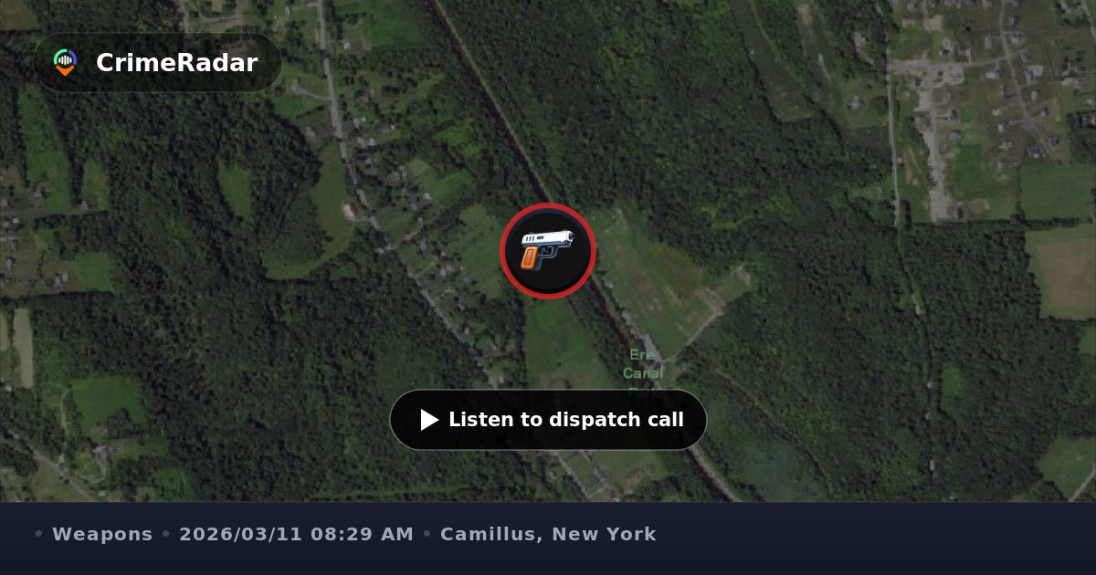 Report of shots fired at sportsmen’s club, Camillus NY | CrimeRadar