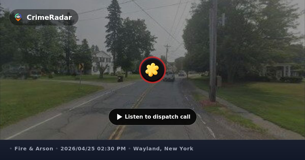 Fire department responds to flooded basement, Wayland NY | CrimeRadar