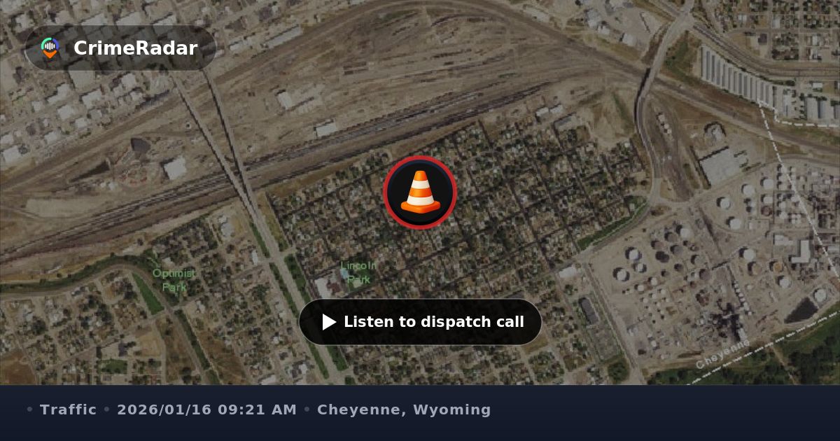 Two-vehicle collision near post office, Cheyenne WY | CrimeRadar