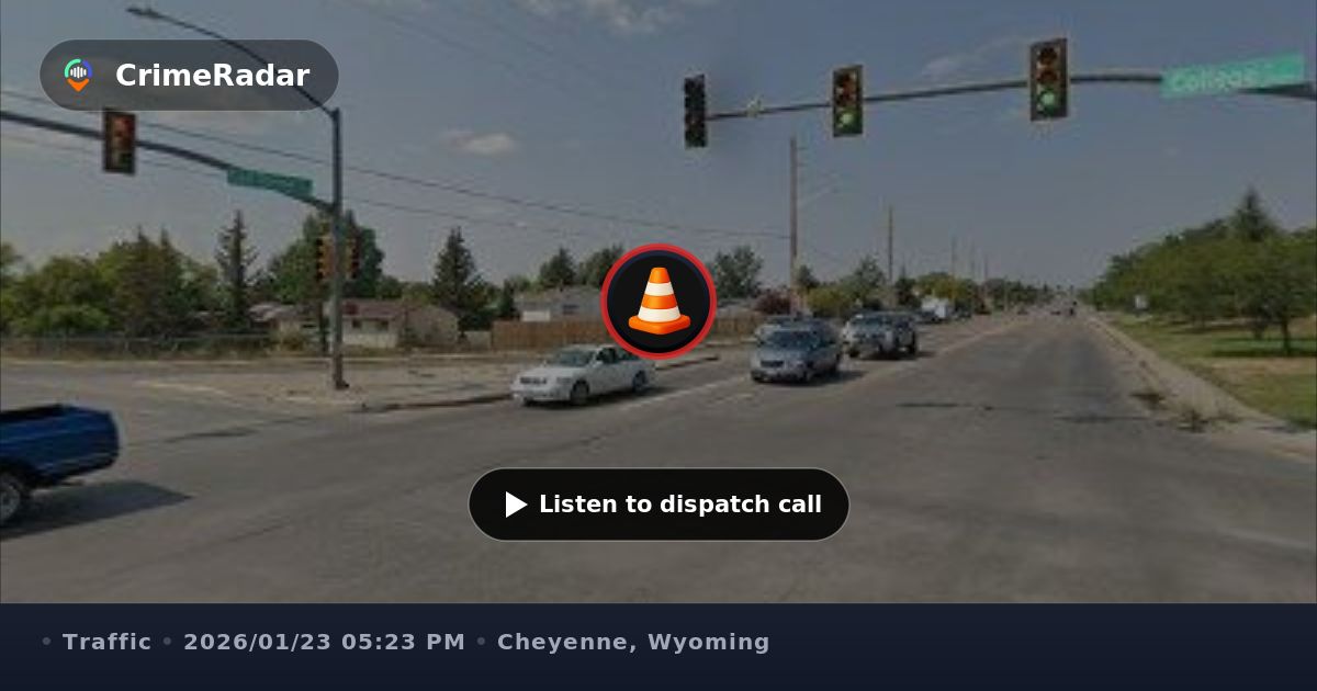 Traffic stop near Del Range and North College, Cheyenne WY | CrimeRadar