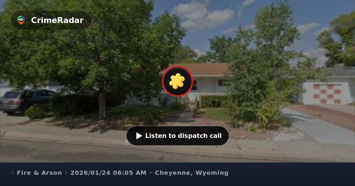 Shed fire extinguished behind residence on Oxford Dr, Cheyenne WY ...