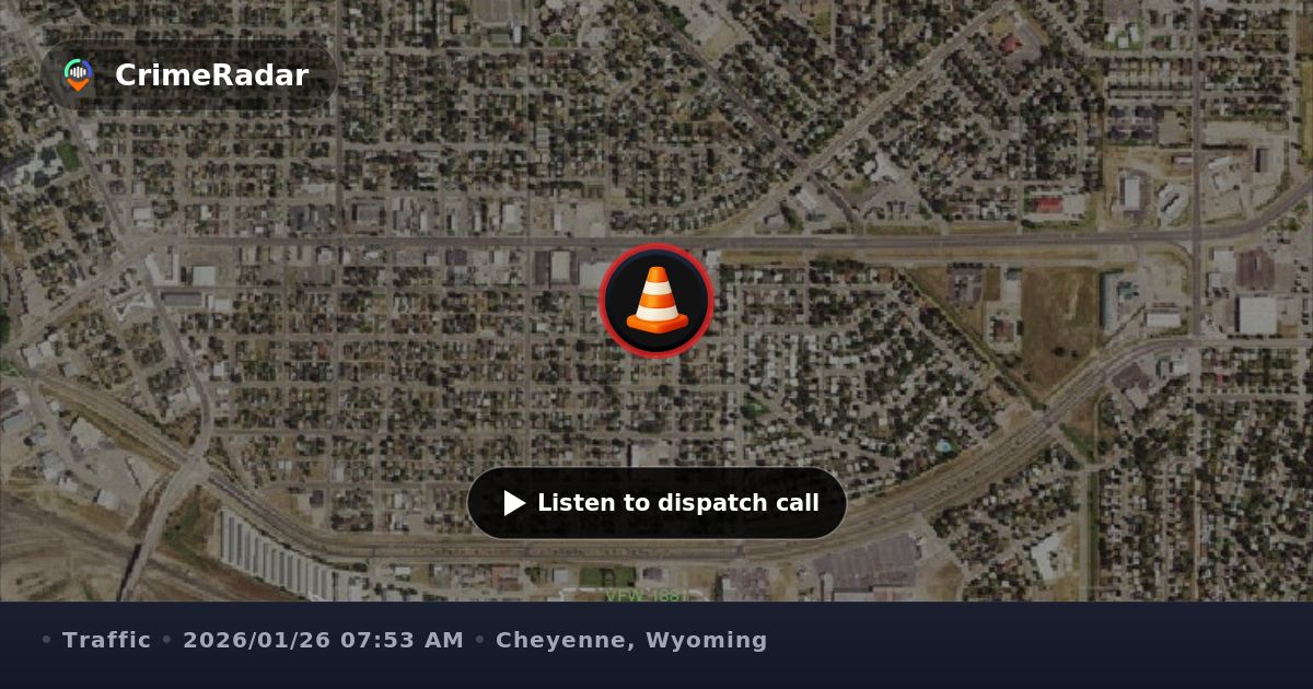 Traffic stop near Deming and 10th, Cheyenne WY | CrimeRadar