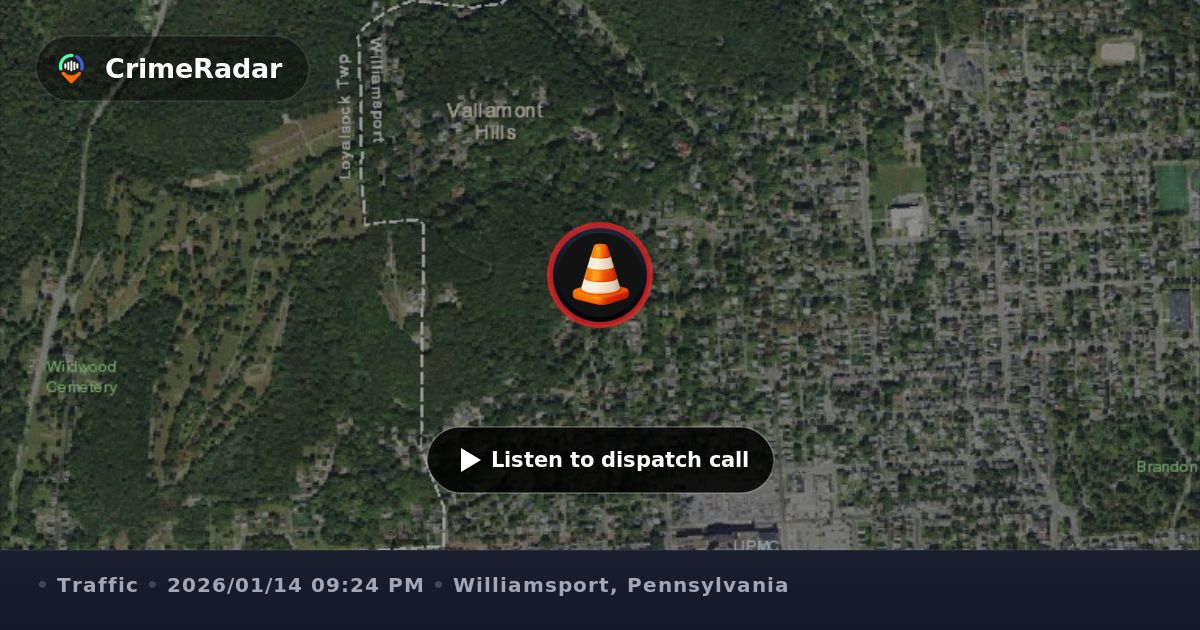 Single-vehicle crash near High St hospital, Williamsport PA | CrimeRadar