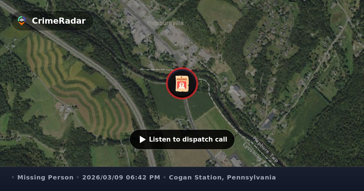 Missing juvenile reported, later returns home, Cogan Station PA ...