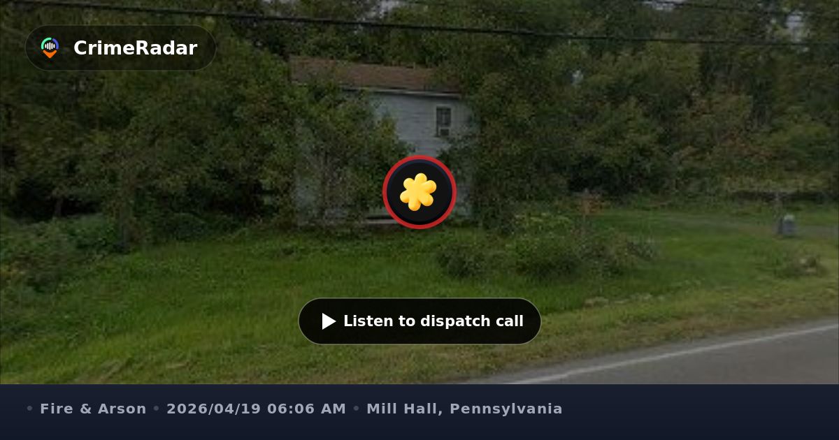 Second alarm house fire on Long Run Road, Mill Hall PA | CrimeRadar