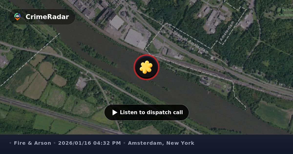 Fire crews respond to chimney fire near Thayer Rd, Amsterdam NY ...